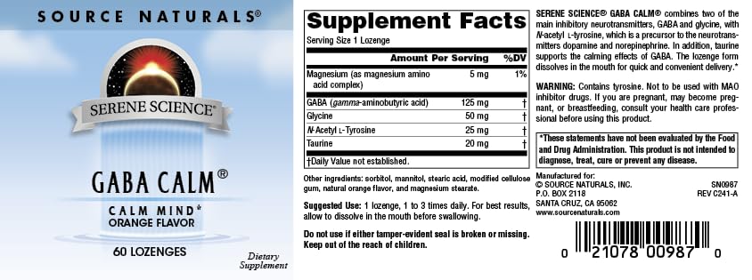 source naturals gaba calm formula