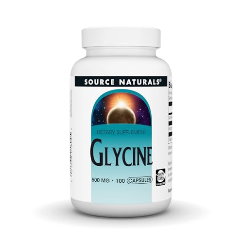 Source Naturals Glycine 500 mg capsules