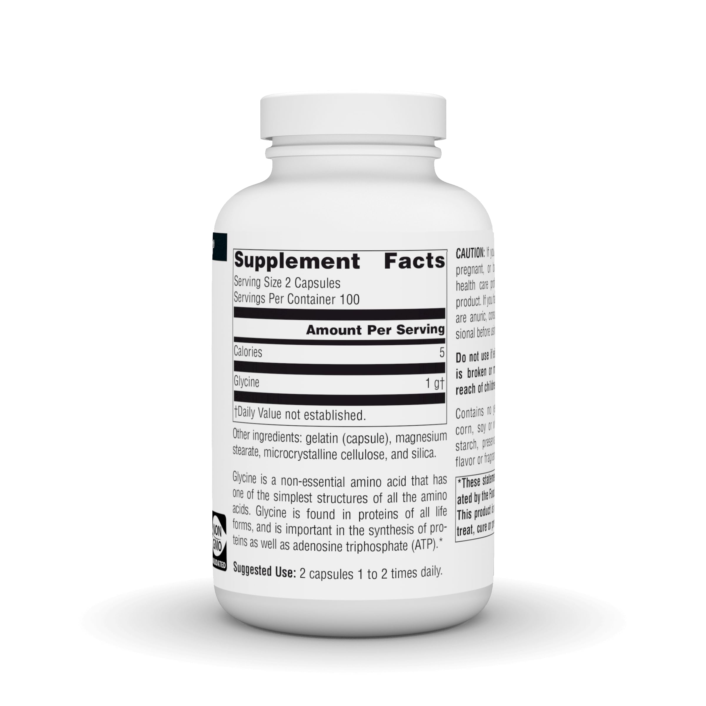 Source Naturals Glycine for daily nutritional support