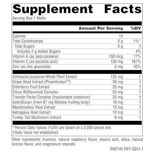 source naturals immune defense wafers