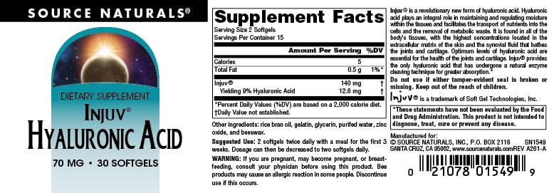 Source Naturals Injuv softgels