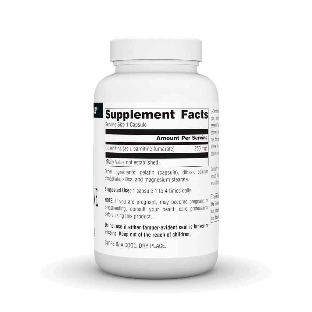 source naturals l-carnitine 250 mg benefits