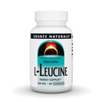 source naturals l-leucine capsules for muscle recovery