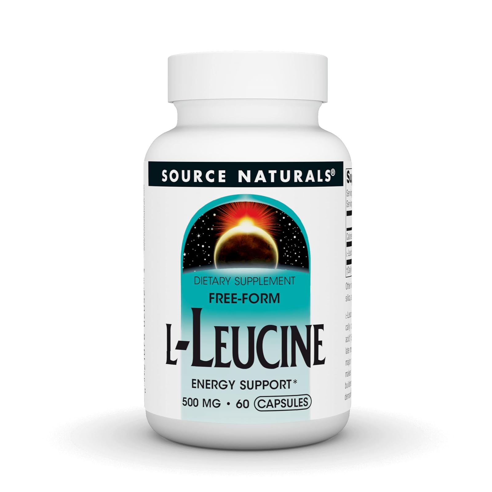 source naturals l-leucine capsules for muscle recovery