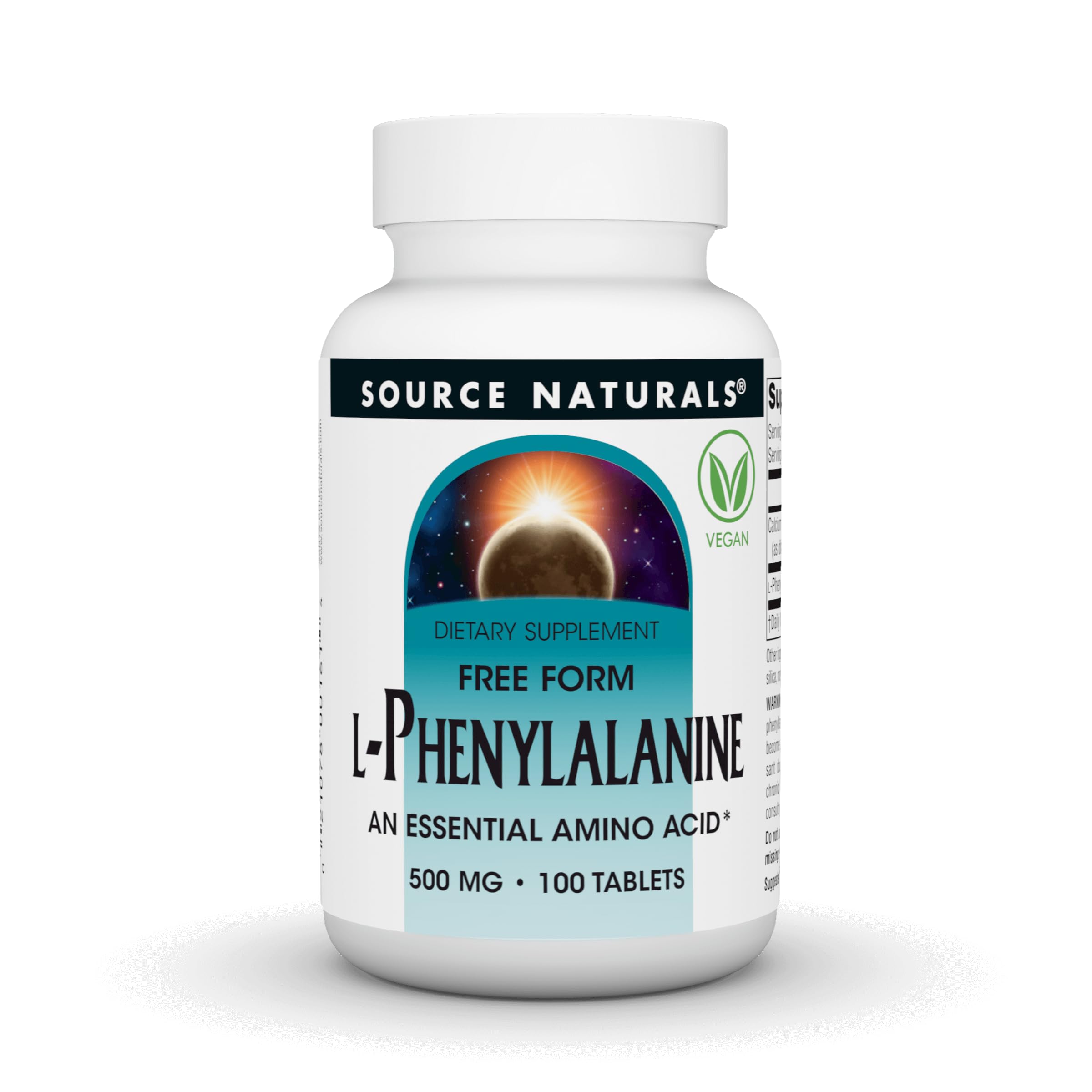 Source Naturals L-Phenylalanine tablets
