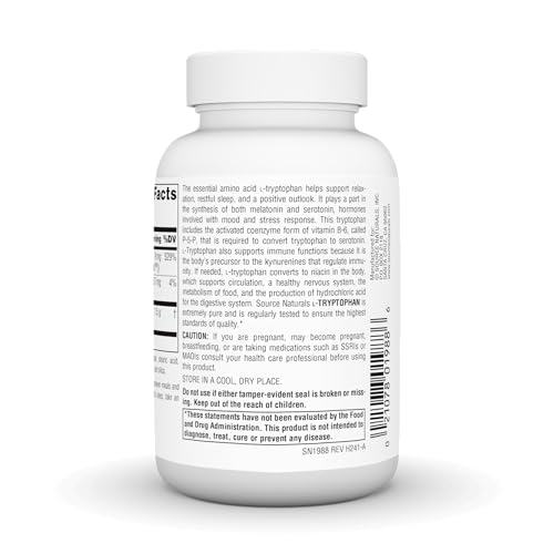 Source Naturals L-Tryptophan for overall wellness