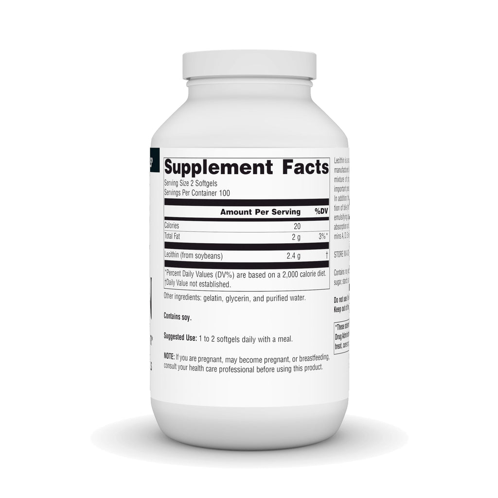 Source Naturals Lecithin supports brain health