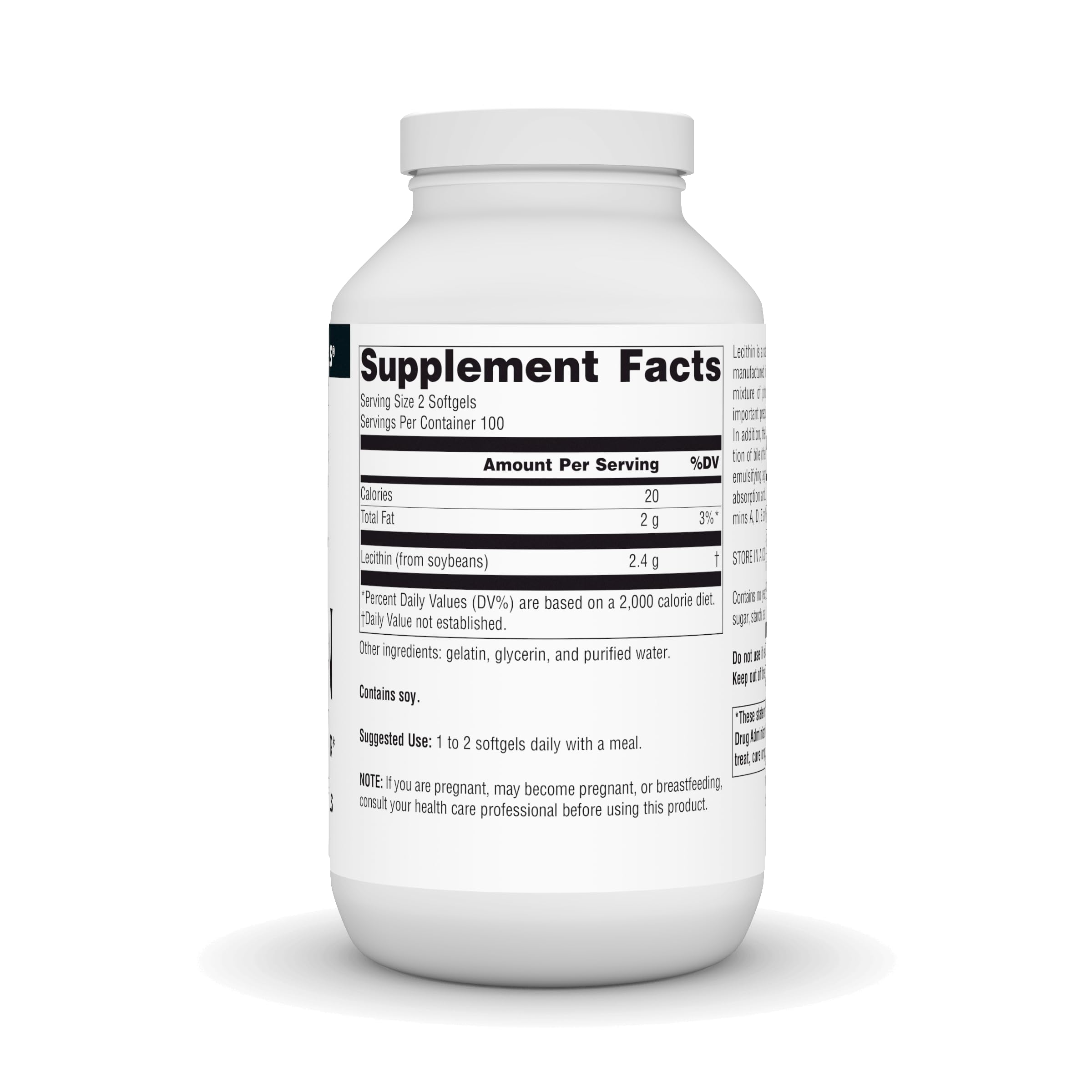 Source Naturals Lecithin supports brain health