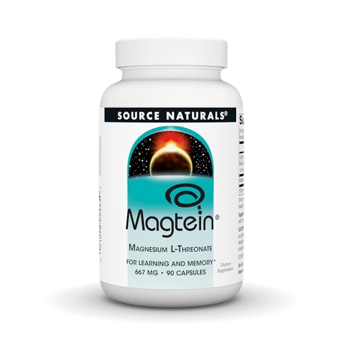Source Naturals magnesium capsules for learning