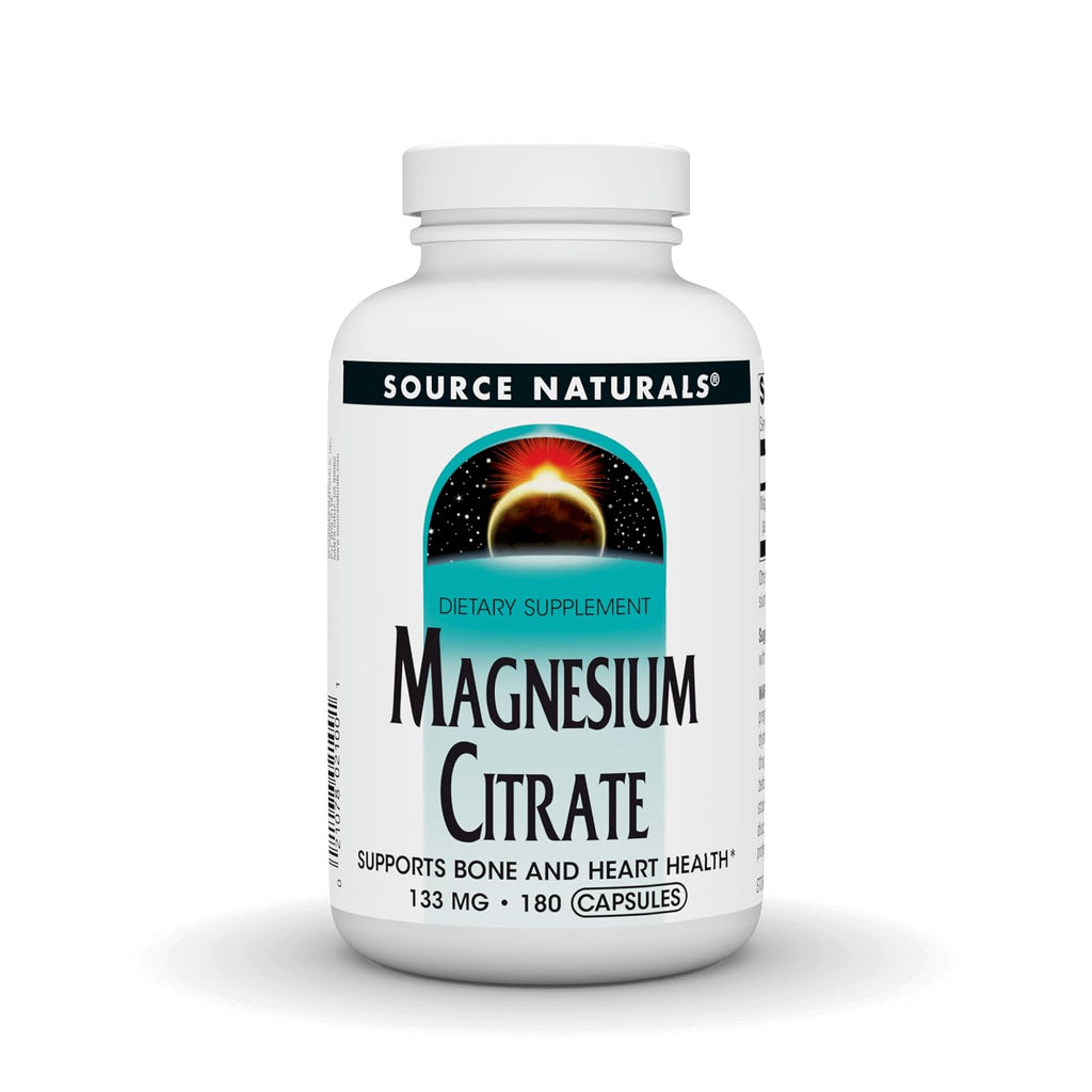 Source Naturals magnesium citrate capsules