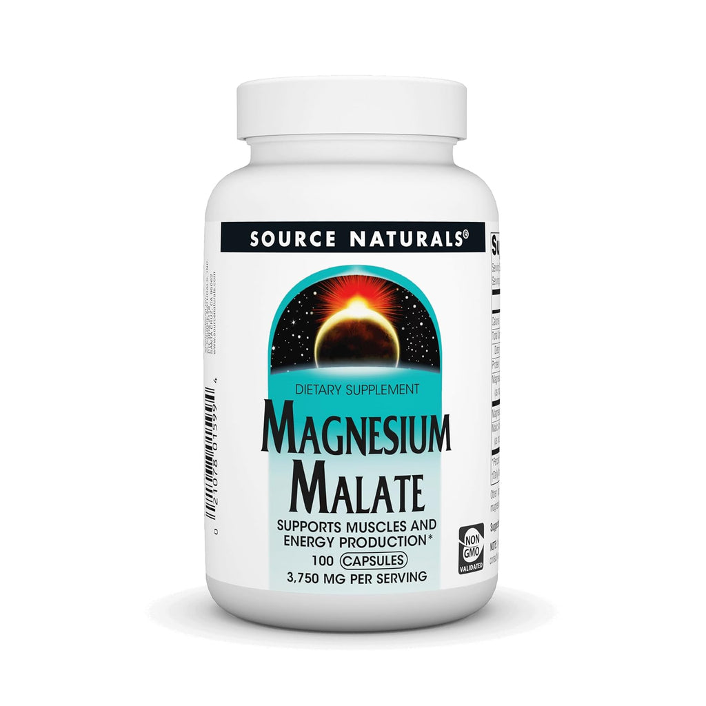 Source Naturals magnesium malate capsules