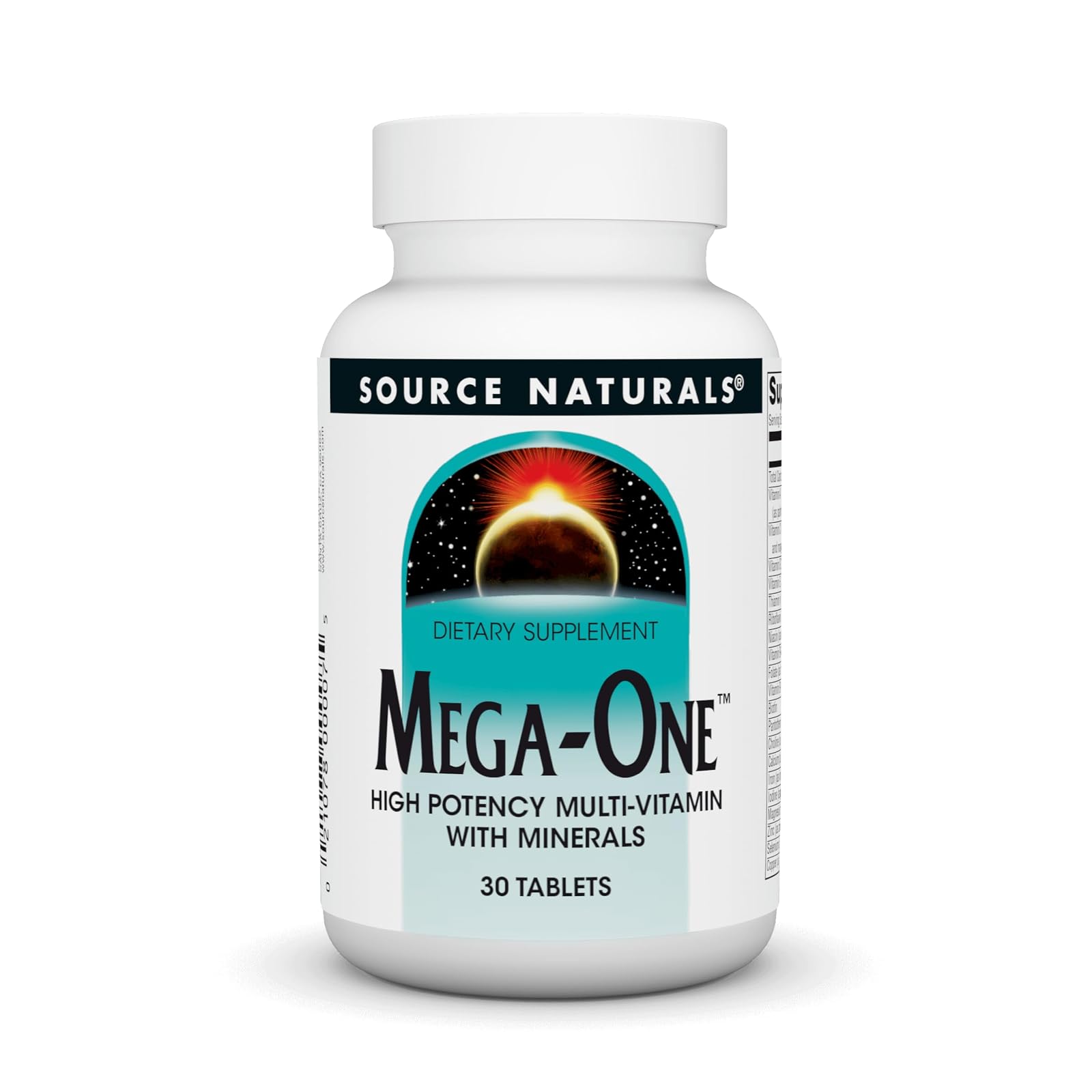 Source Naturals Mega-One multivitamin tablets