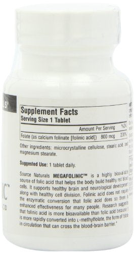 Source Naturals MegaFolinic for immune support