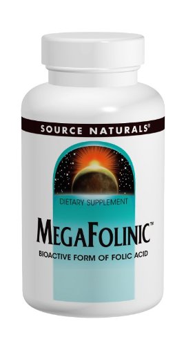 Source Naturals MegaFolinic vitamin tablets