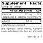 Source Naturals melatonin 2.5 mg