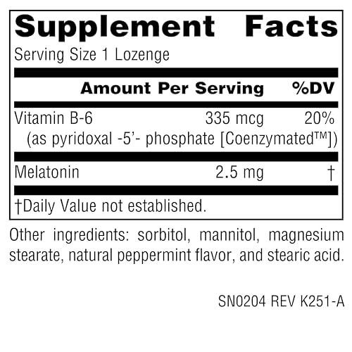 Source Naturals melatonin 2.5 mg