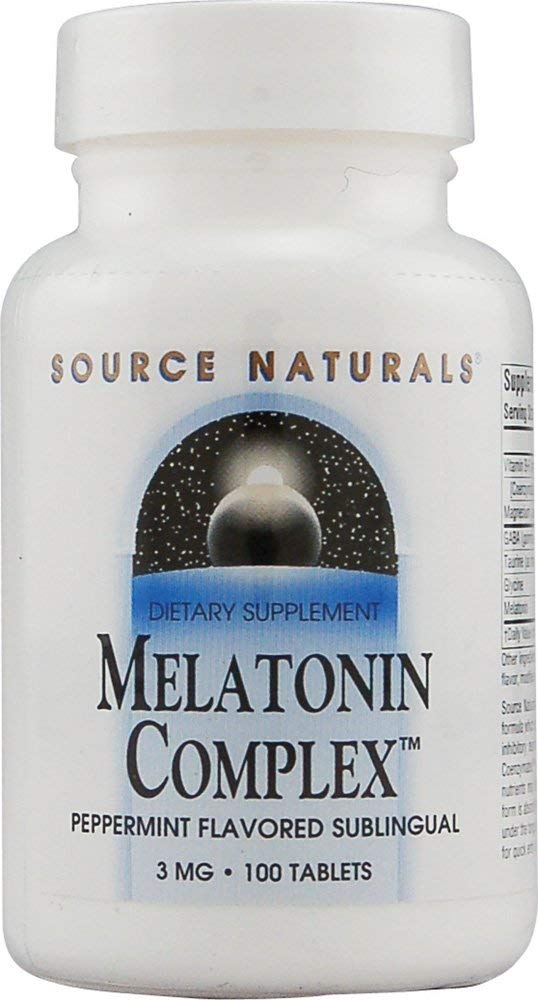 Source Naturals melatonin lozenges for restful sleep