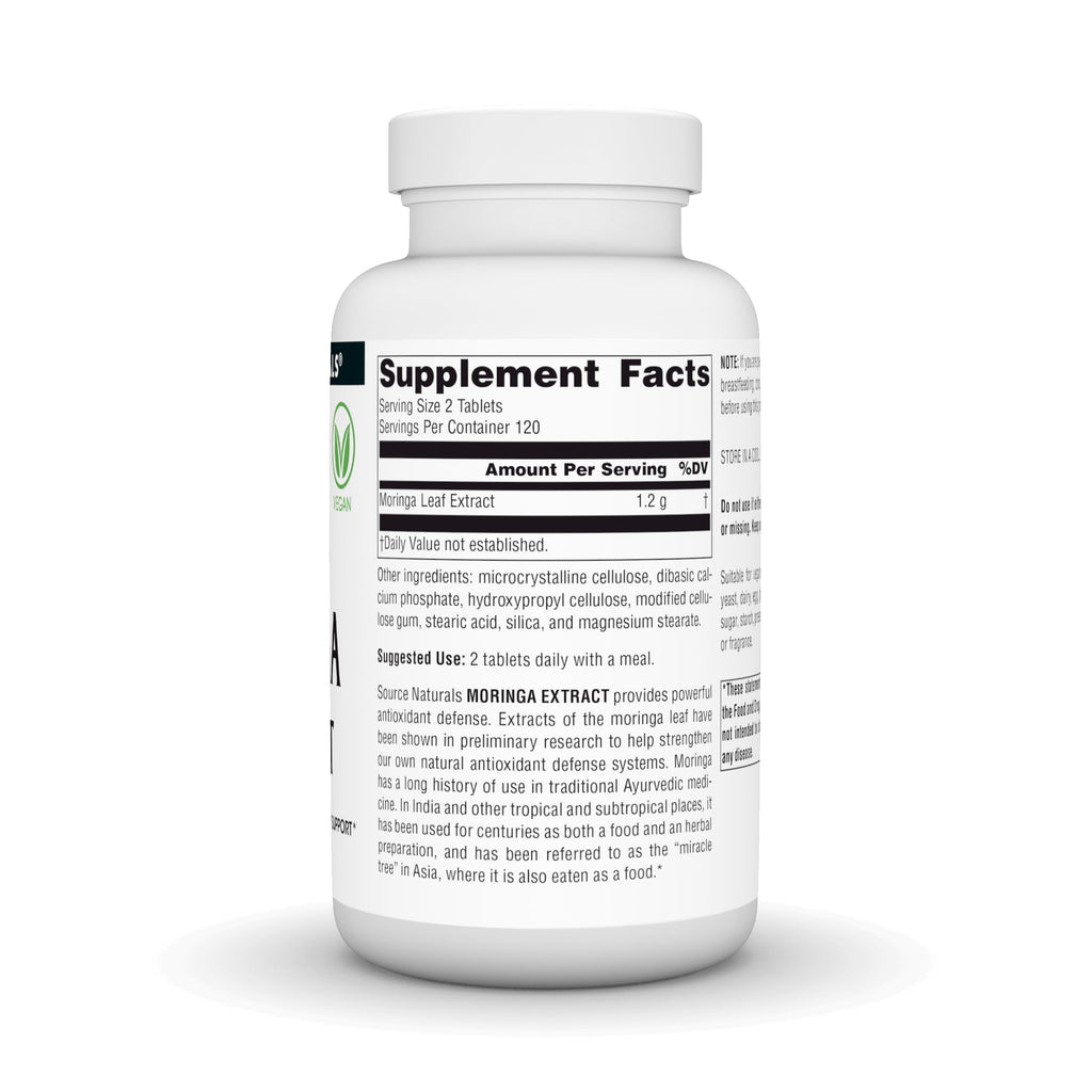 Source Naturals Moringa health supplement