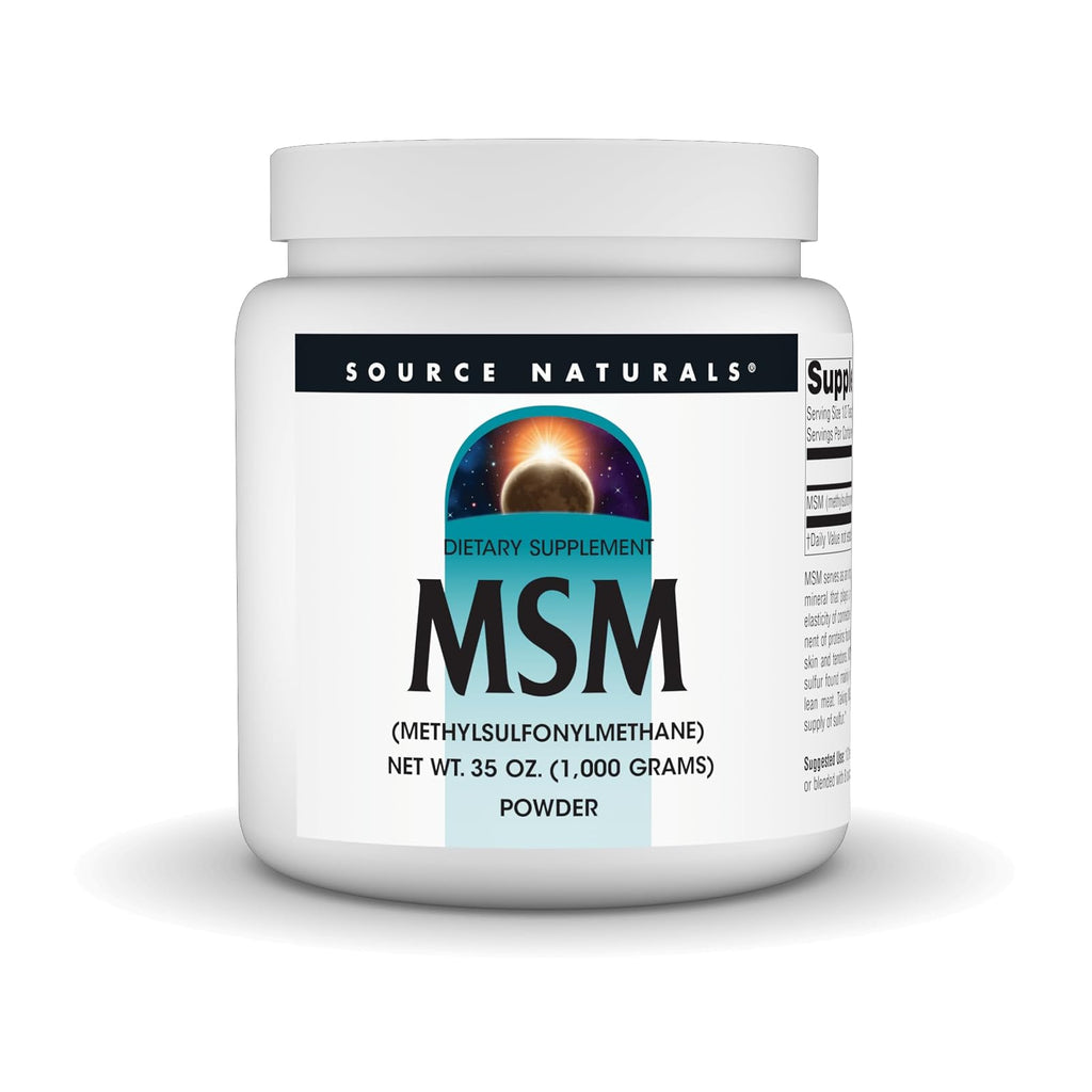 source naturals msm powder for joint health