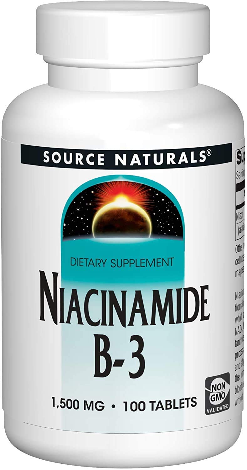 Source Naturals Niacinamide vitamin B3 supplement