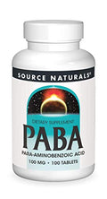 Source Naturals PABA dietary supplement