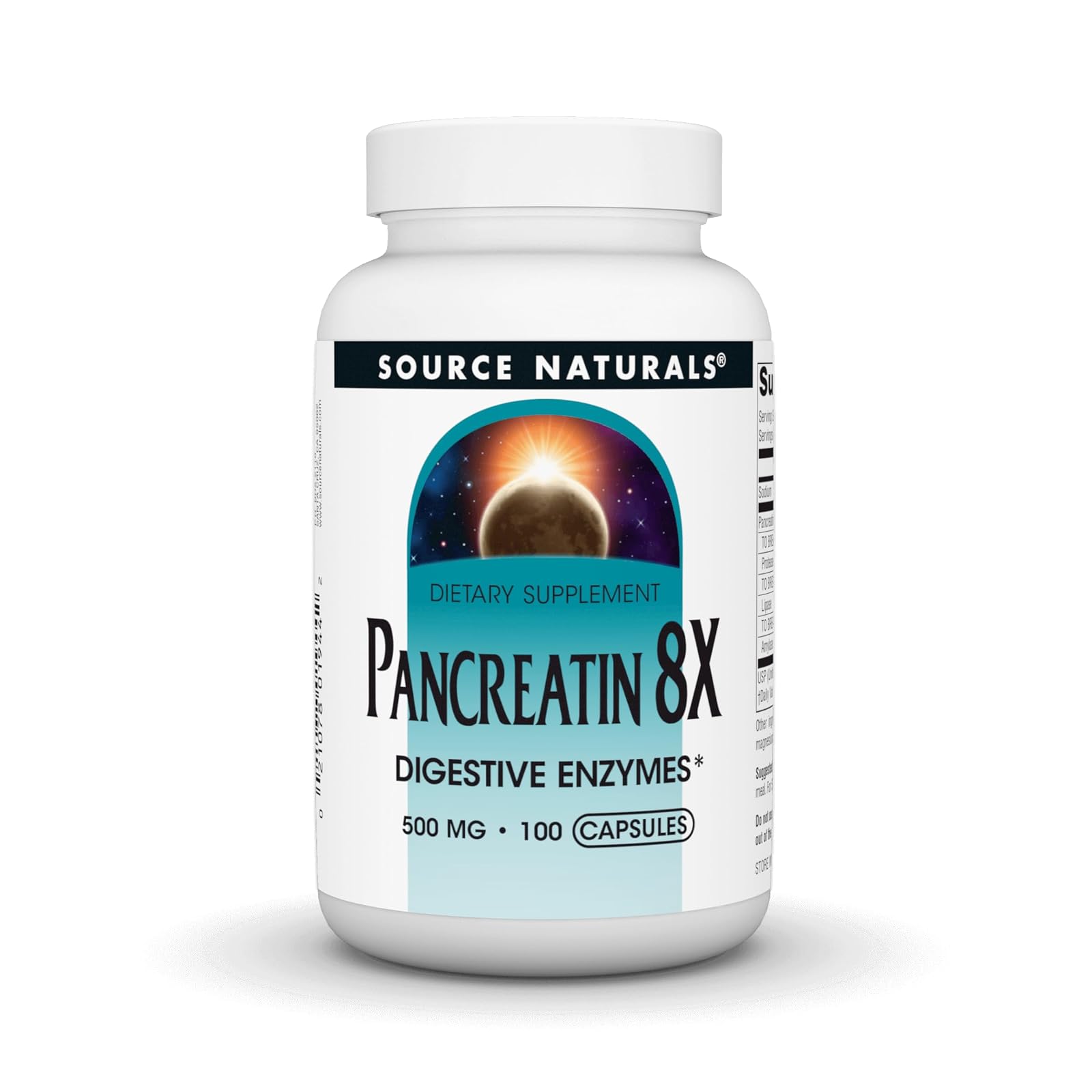 Source Naturals pancreatin digestive enzymes
