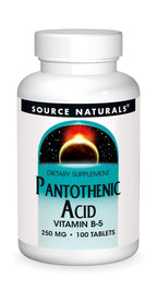 Source Naturals Pantothenic Acid benefits