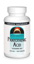 Source Naturals Pantothenic Acid tablets