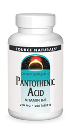Source Naturals Pantothenic Acid tablets