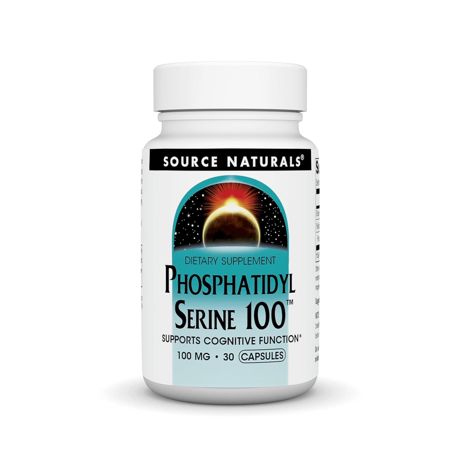 Source Naturals Phosphatidyl Serine capsules for brain health