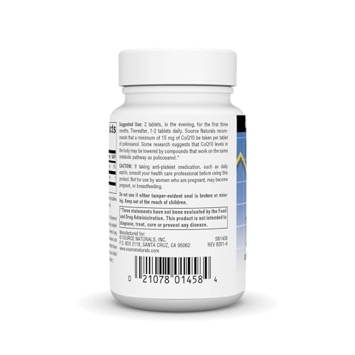 Source Naturals Policosanol 10 mg dietary supplement