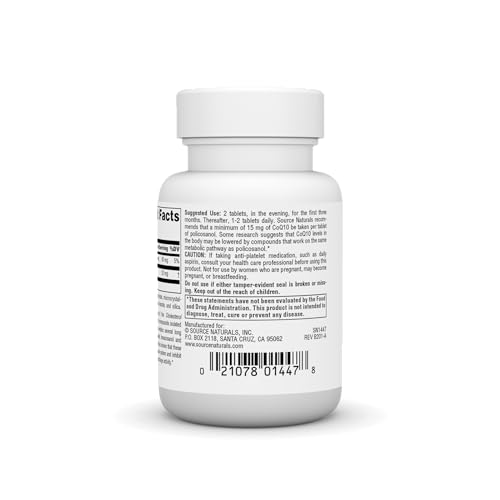 Source Naturals Policosanol for cholesterol management