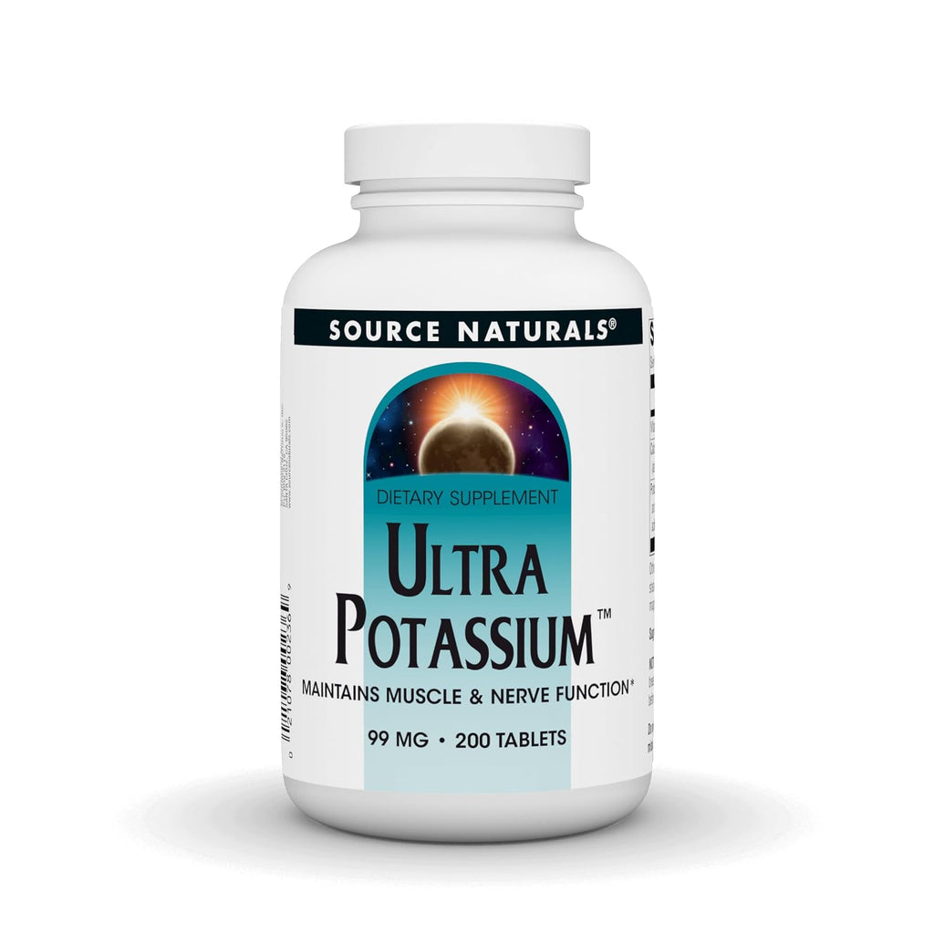 Source Naturals potassium supplement tablets