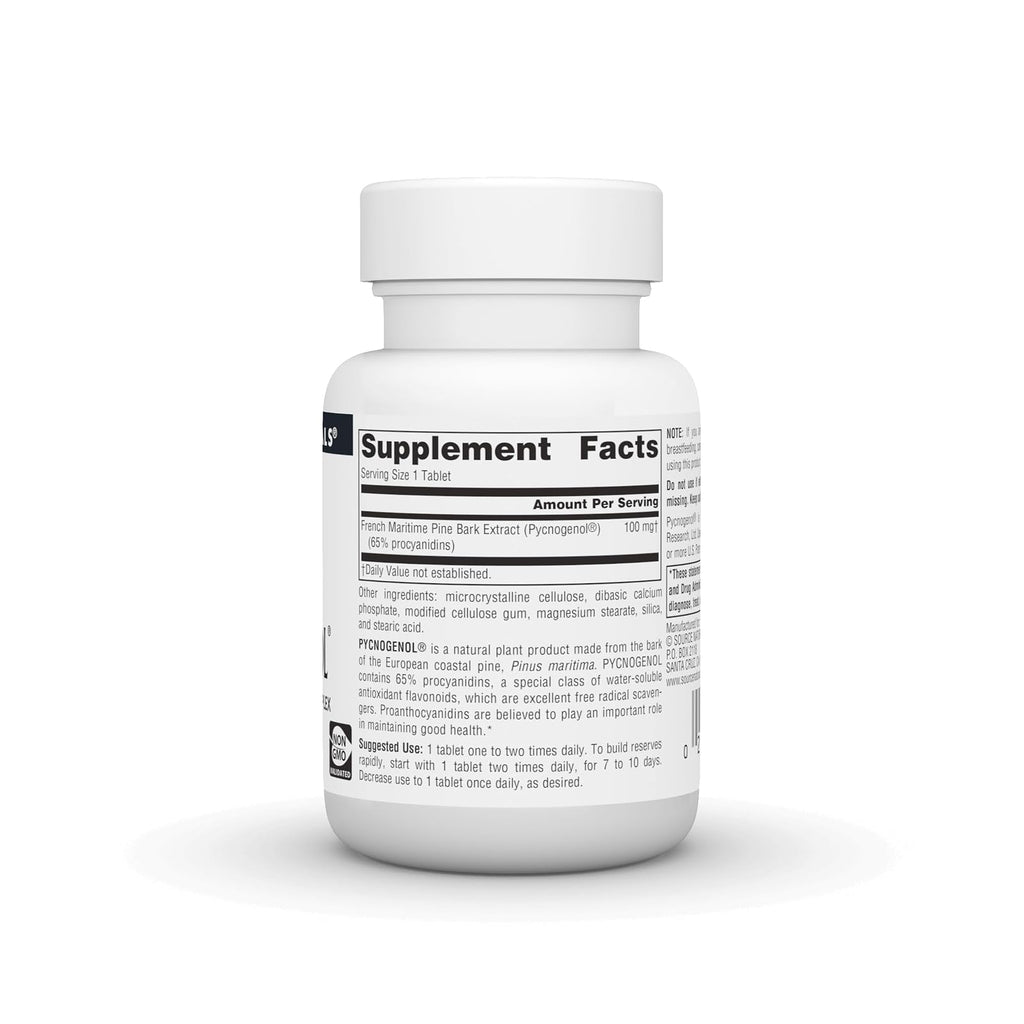 Source Naturals Pycnogenol 100 mg tablets