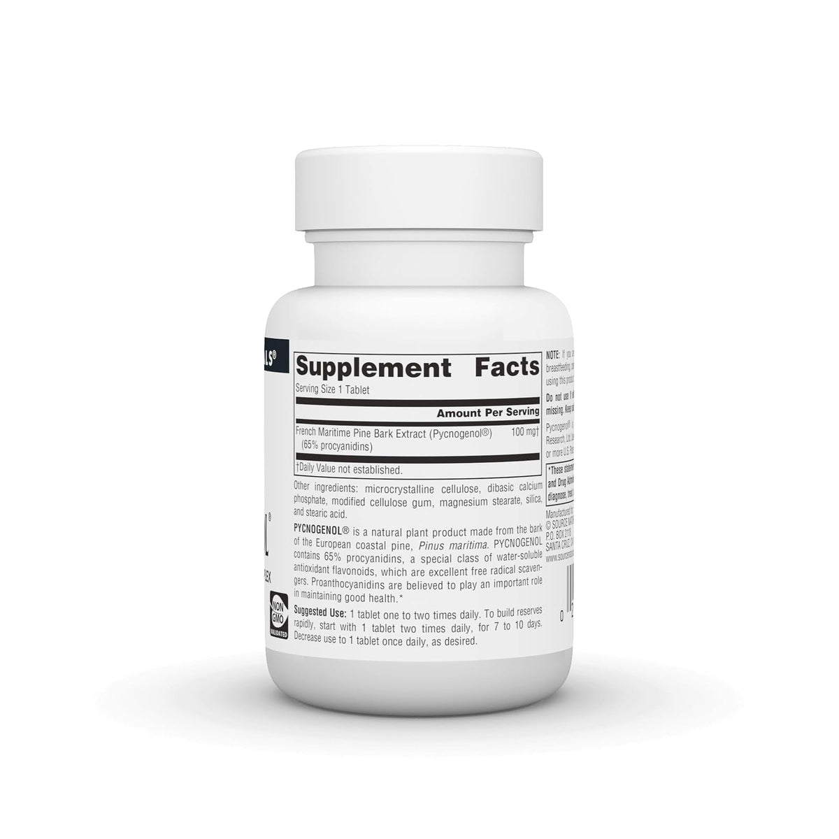 Source Naturals Pycnogenol 100 mg tablets