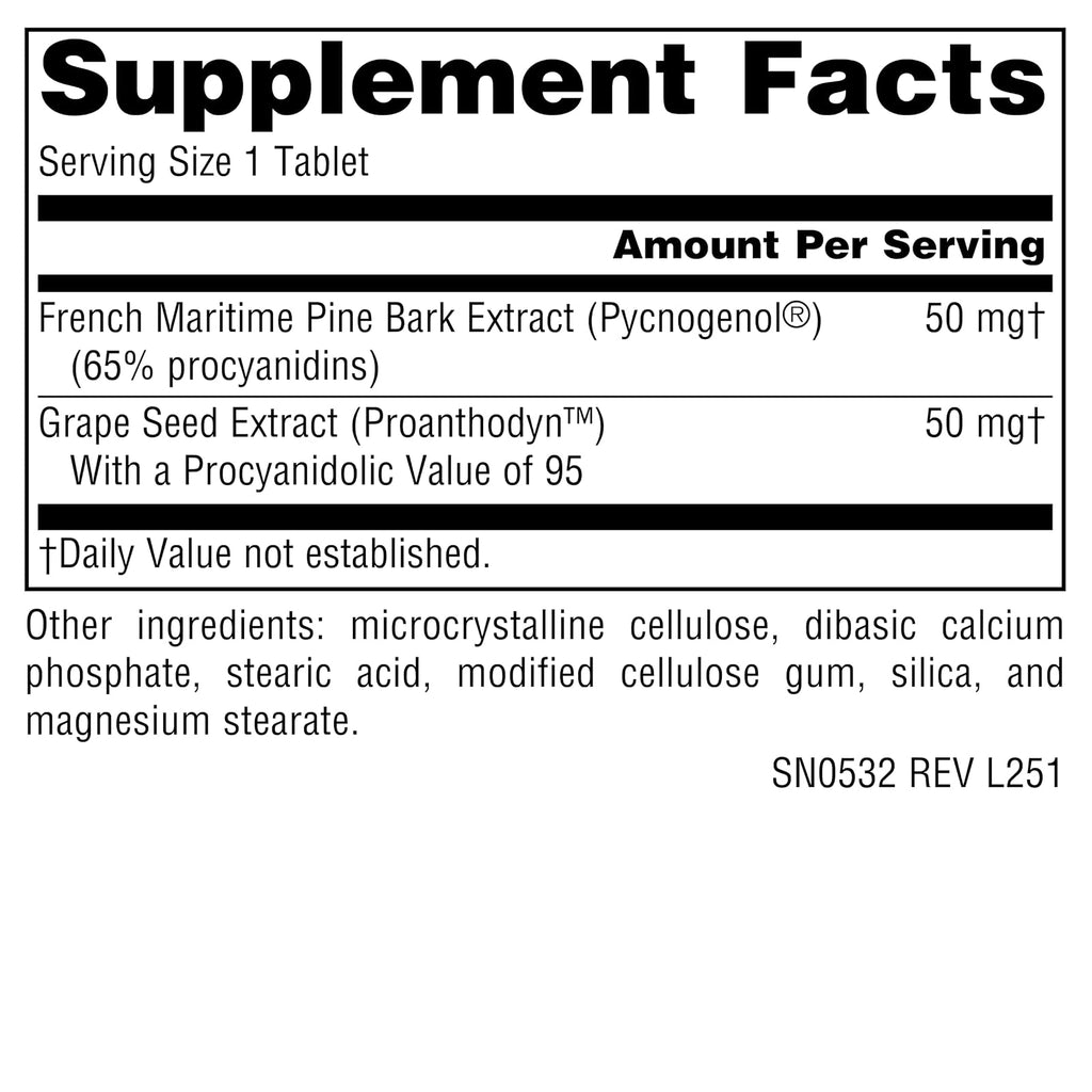 Source Naturals Pycnogenol tablets