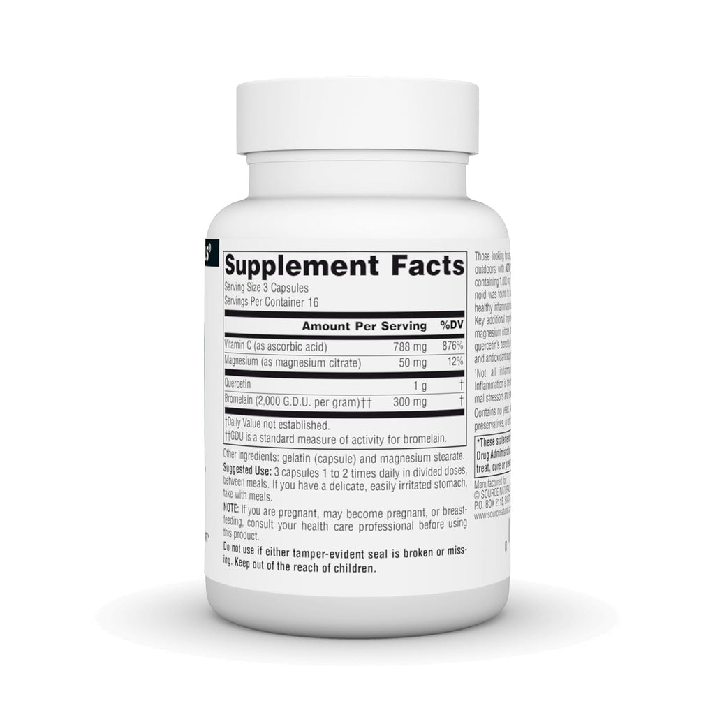 source naturals quercetin with bromelain