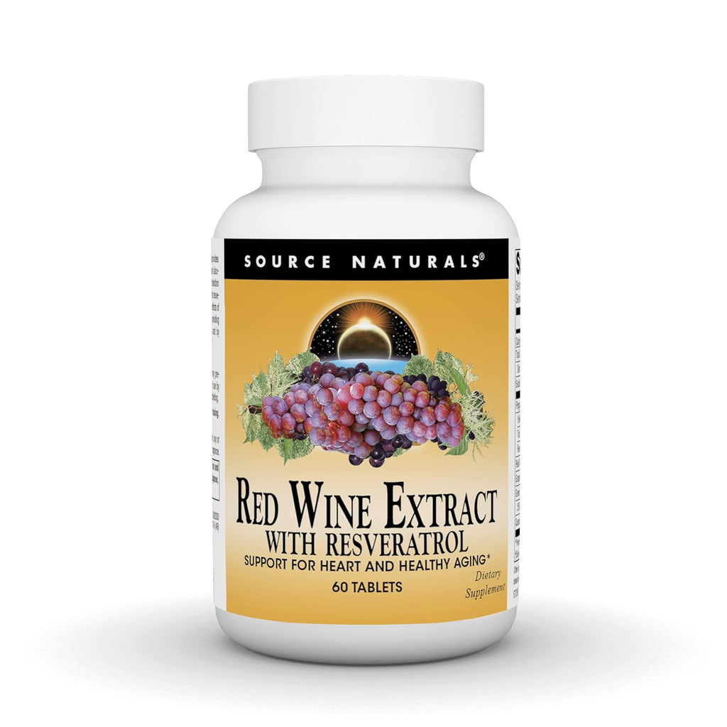 Source Naturals red wine extract benefits