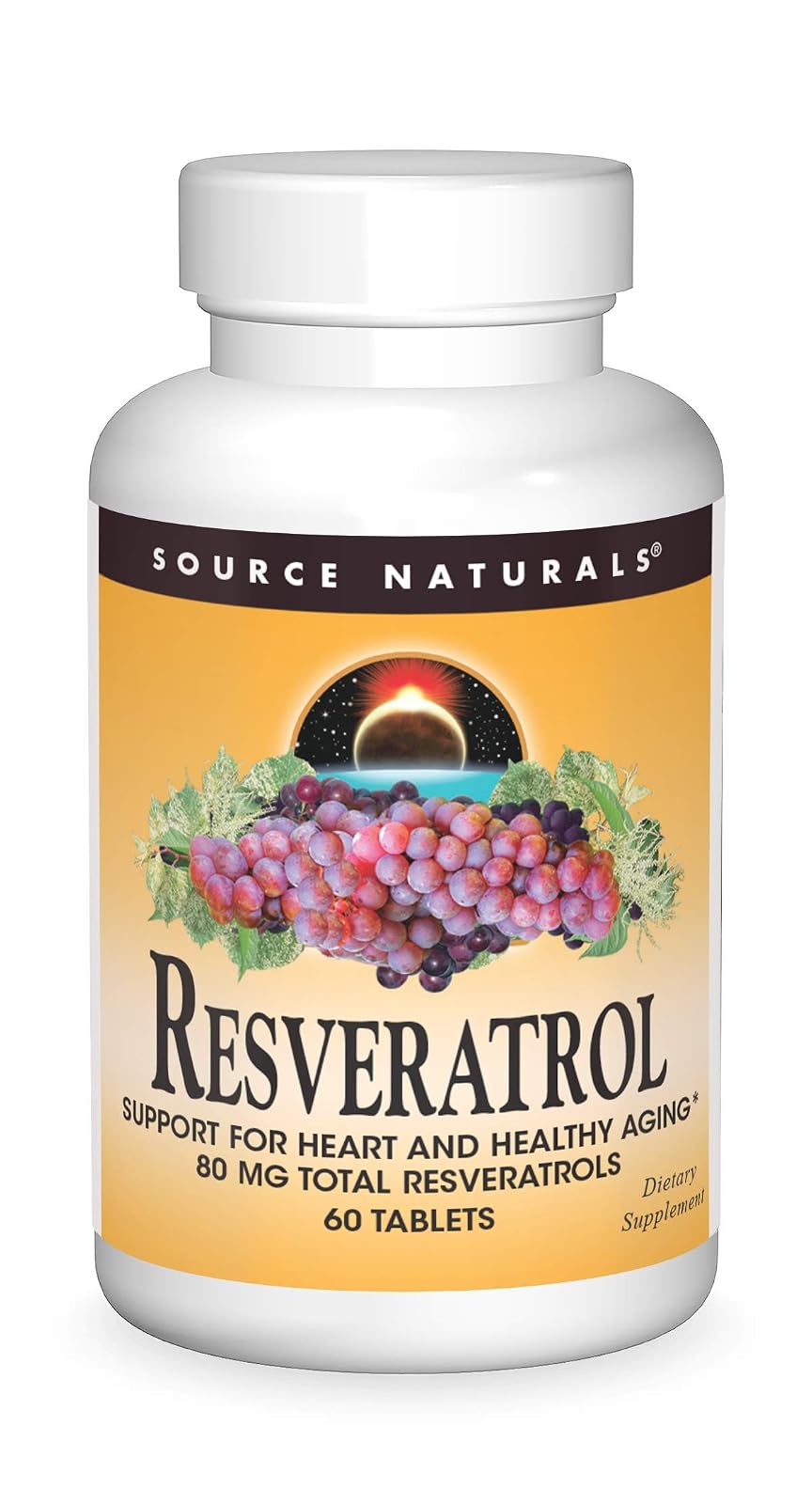 Source Naturals Resveratrol 80 mg tablets