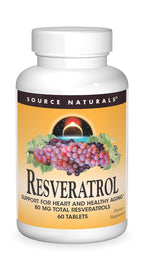 Source Naturals Resveratrol 80 mg tablets
