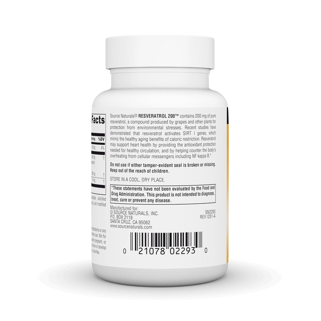 Source Naturals Resveratrol immune booster