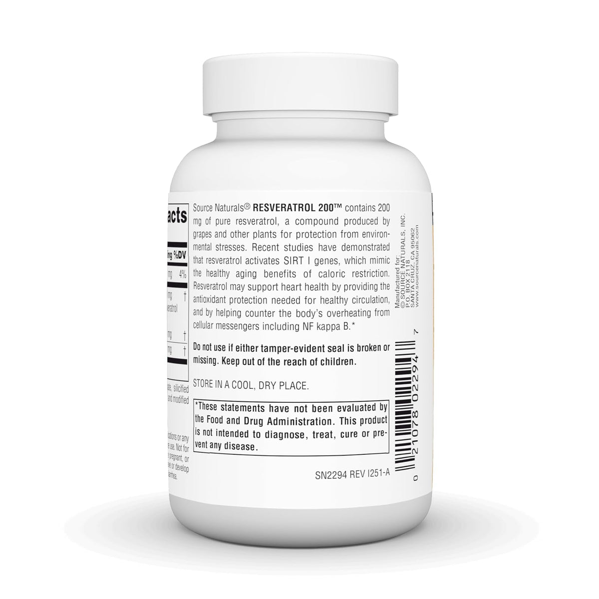 Source Naturals Resveratrol immune health