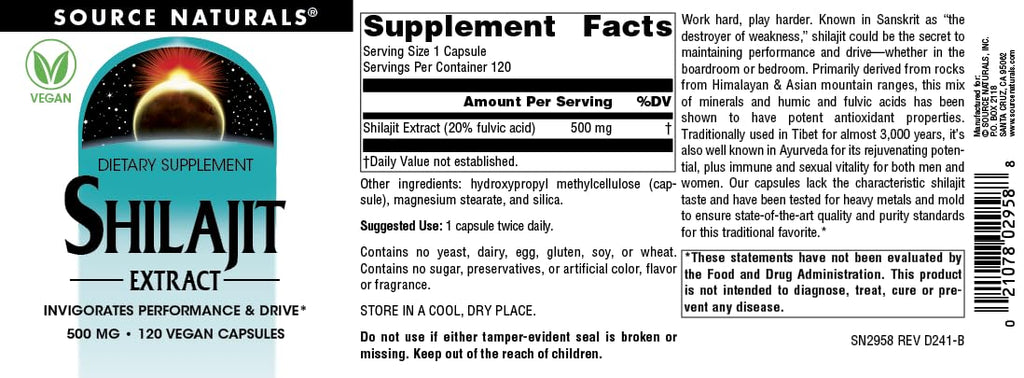 source naturals shilajit for men