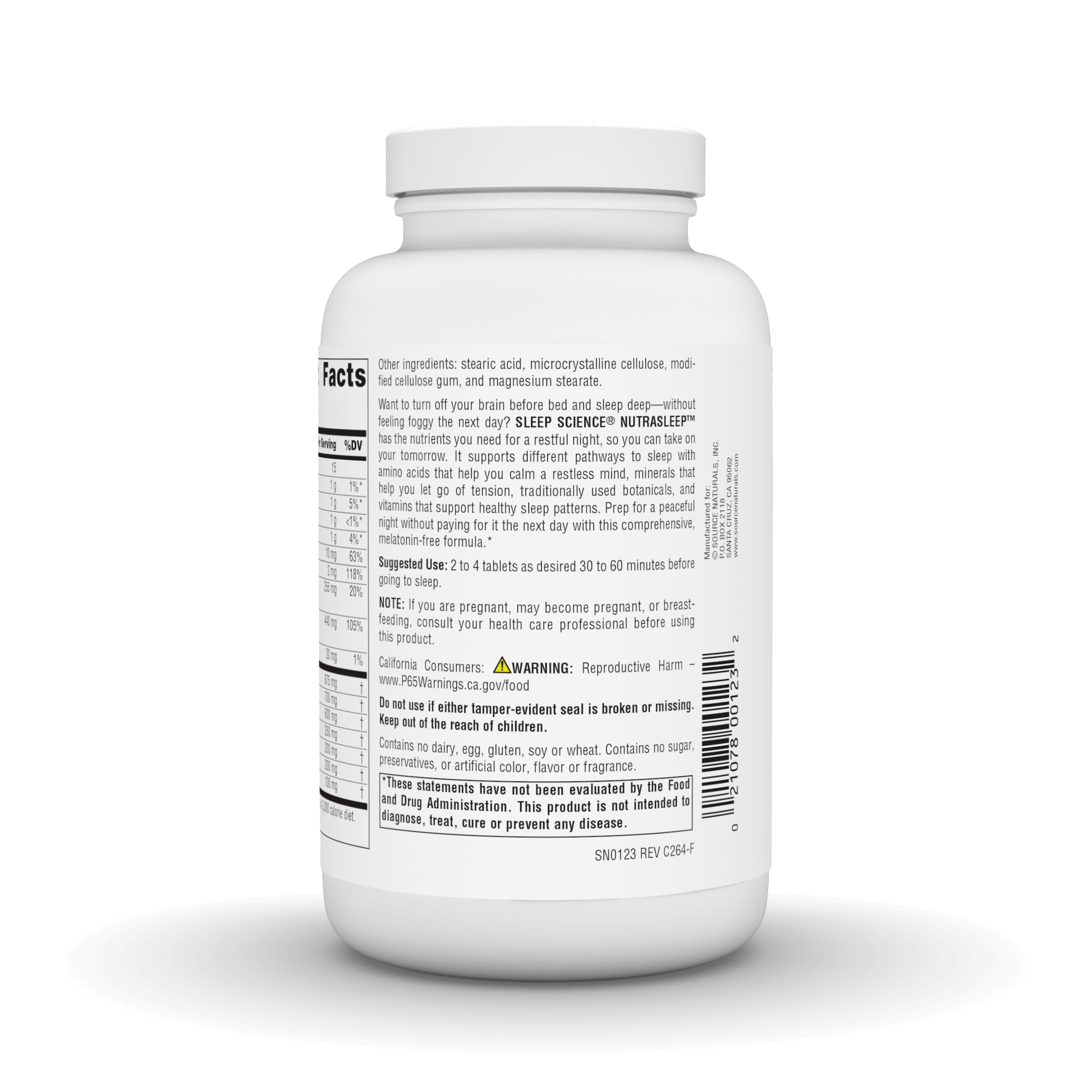 source naturals sleep science for deep rest