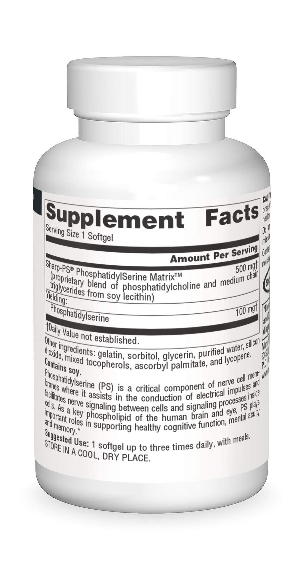 Source Naturals softgels for mental clarity