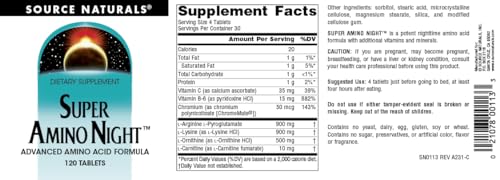 source naturals super nighttime recovery