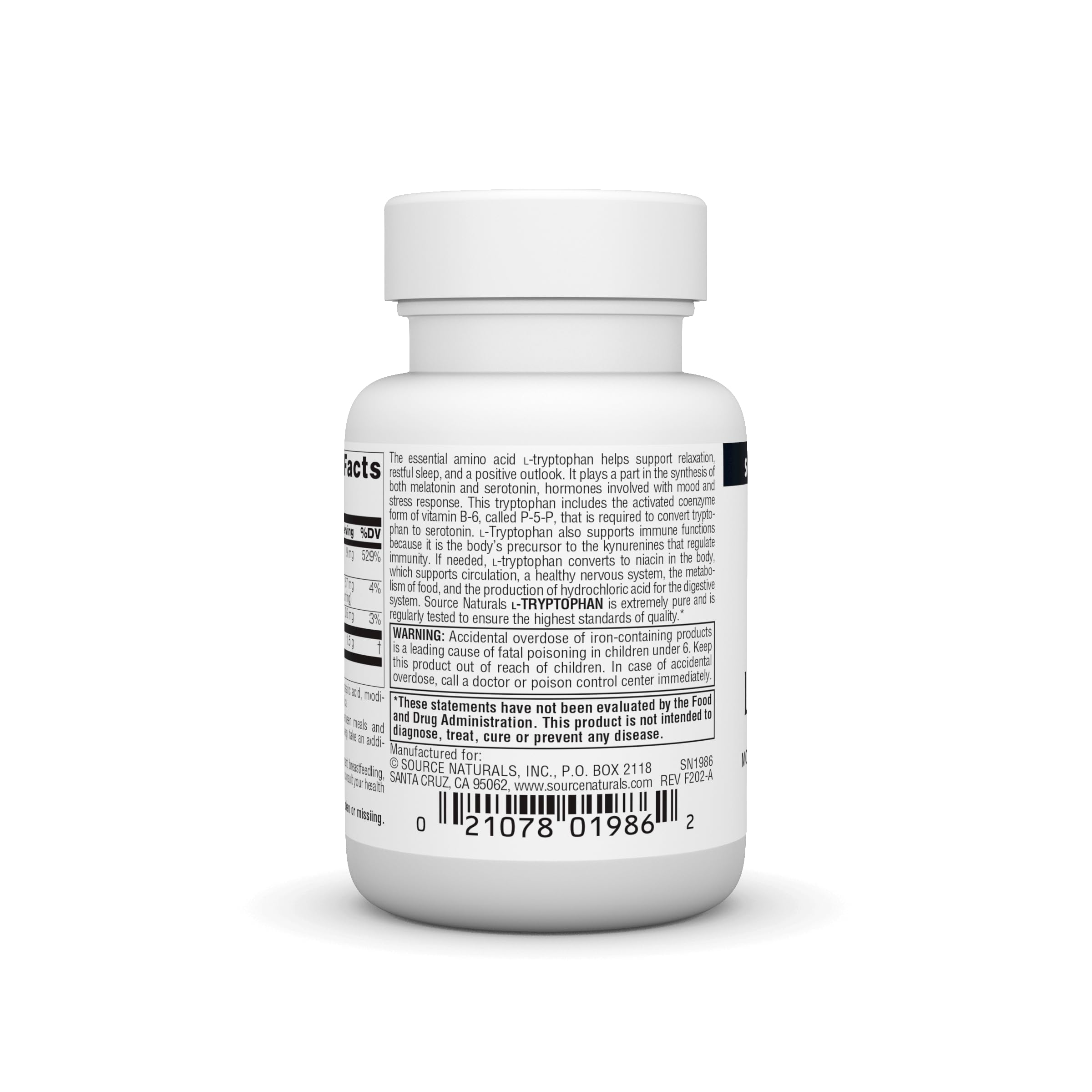 Source Naturals tablets for improved sleep