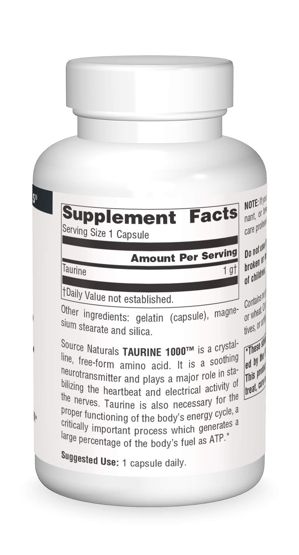 Source Naturals Taurine energy booster