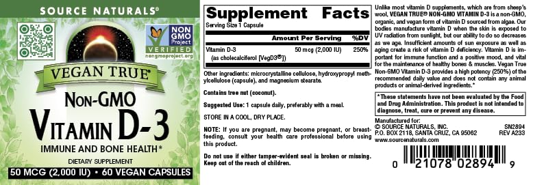 Source Naturals vegan health support