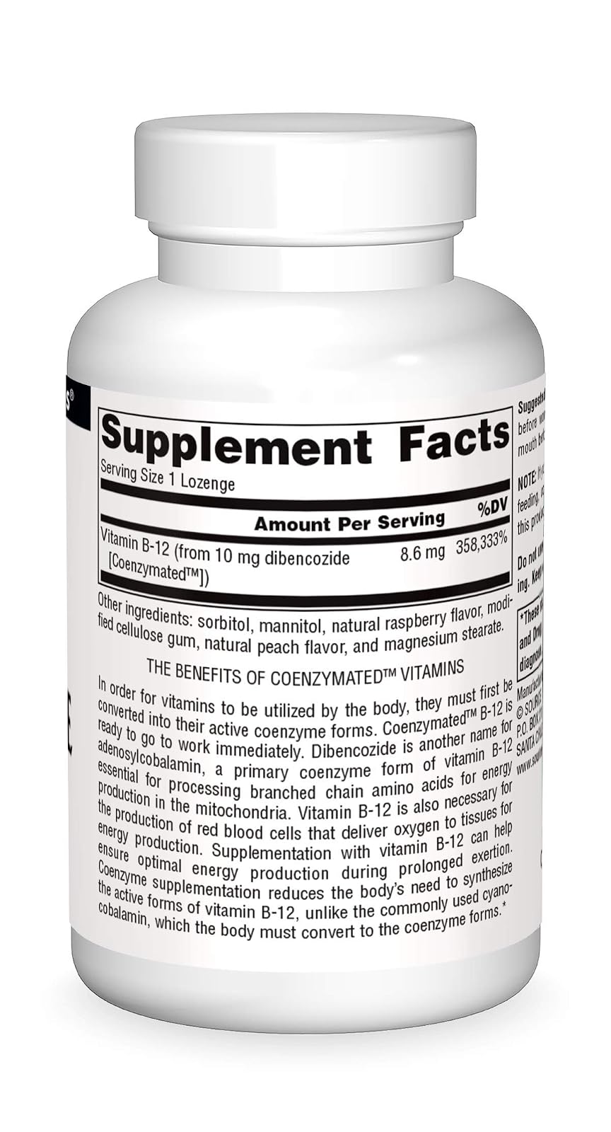 Source Naturals vitamin B12 support